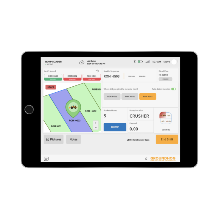 Open Pit Fleet Management System - Groundhog Apps